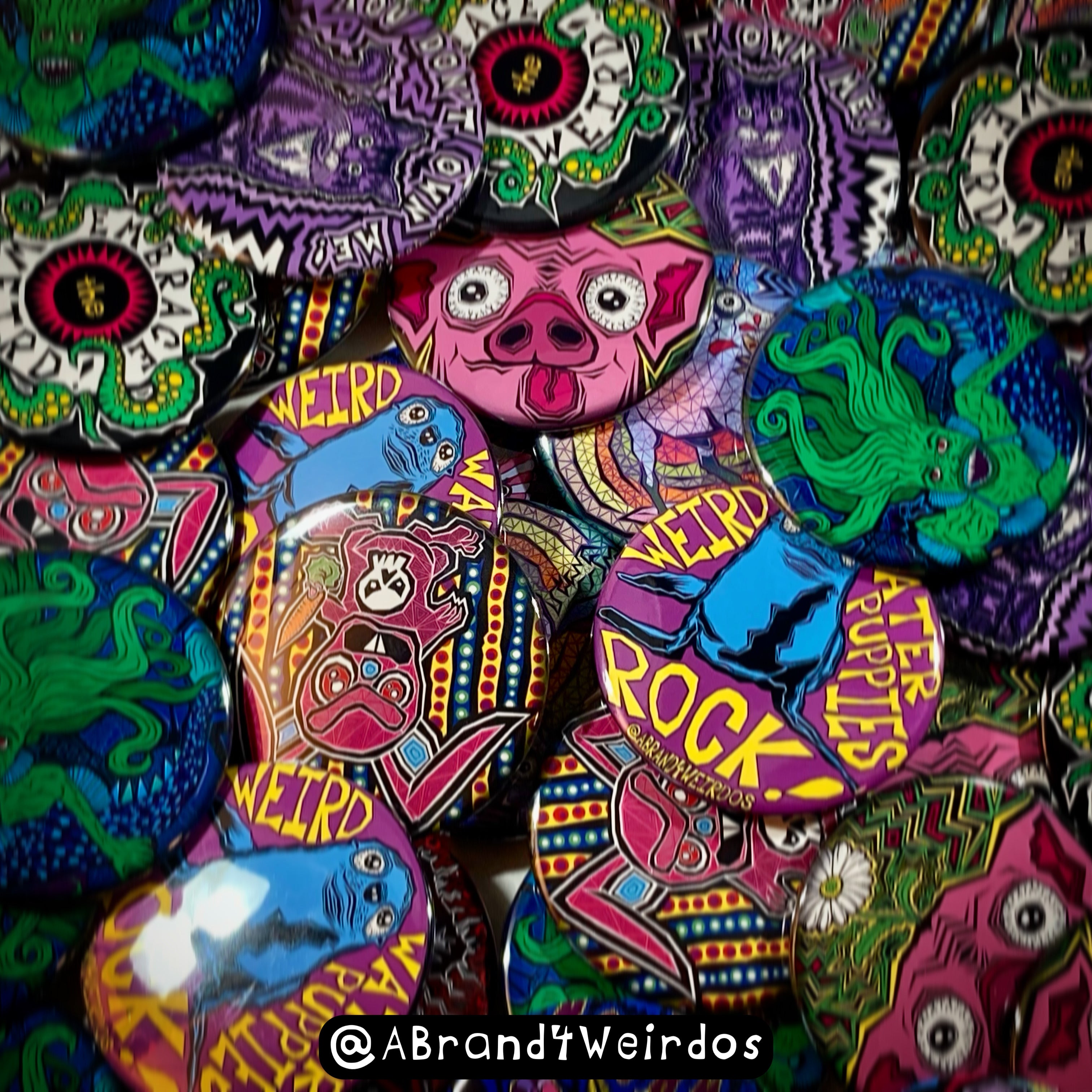 Pinback Buttons (handmade) by Embrace the Weird! – Embrace The Weird